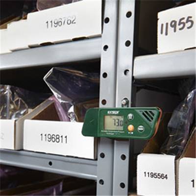 Enregistreur de température et d'humidité relative compact et autonome ...