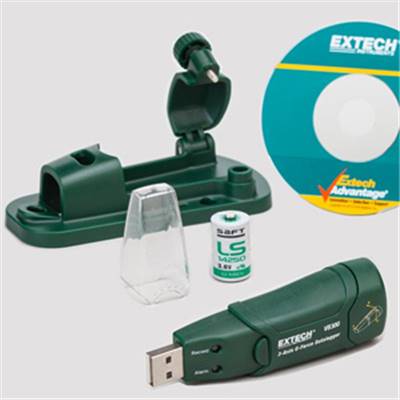 Enregistreur compact USB de vibrations, accélérations et chocs Extech VB300